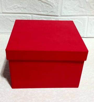 SQUARE BOX GIFT BOX HARD BOX 7X7X3 INCHES | Lazada PH