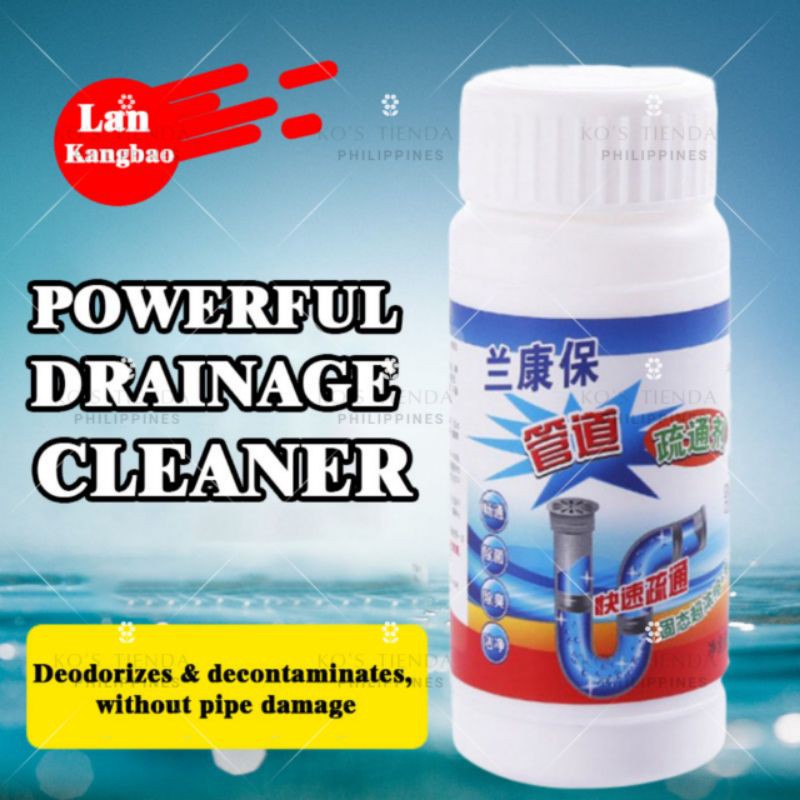 Powerful Drainage Clog Remover Powder Toilet/Sink Deodorizer Pipe ...