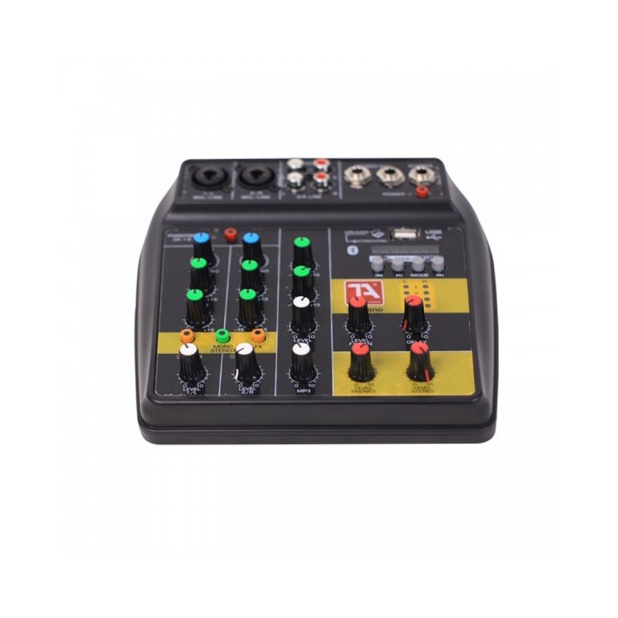 Titanium Audio Original F4 NANO+ Audio Mixer 4 Channel w/ Digital MP3 ...
