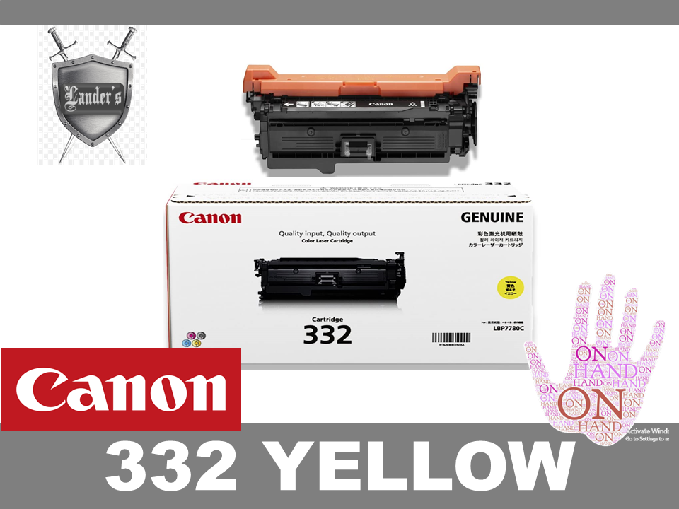Canon 332 Yellow Original Toner Cartridge | Lazada PH