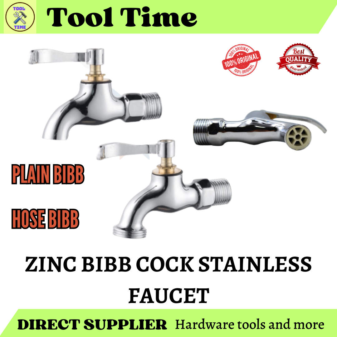 KITCHEN / BATHROOM FAUCET ZINC BIBB COCK STAINLESS FAUCET | Lazada PH