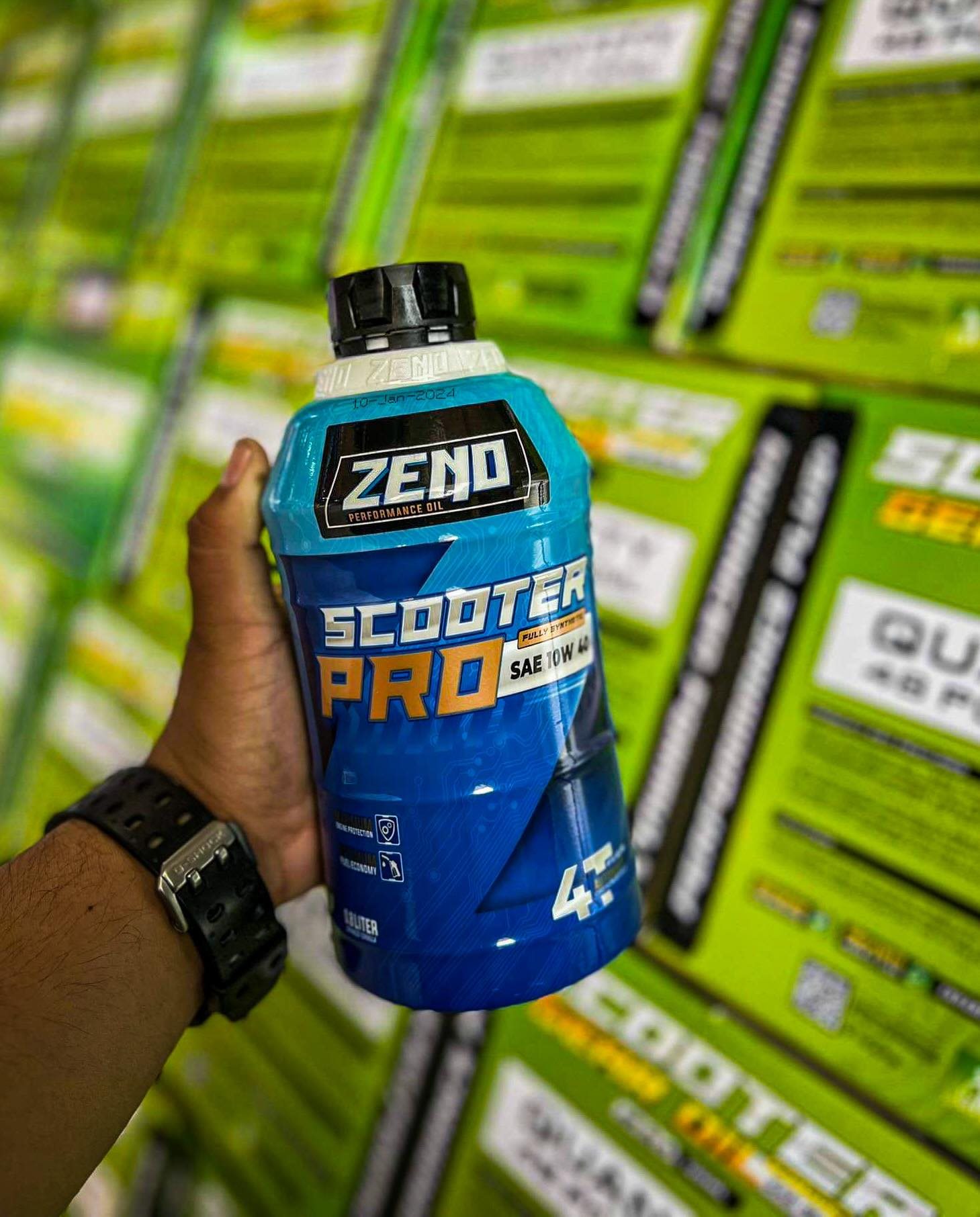 ZENO SCOOTER PRO 10W-40 1L & 800ML Engine oils | Lazada PH