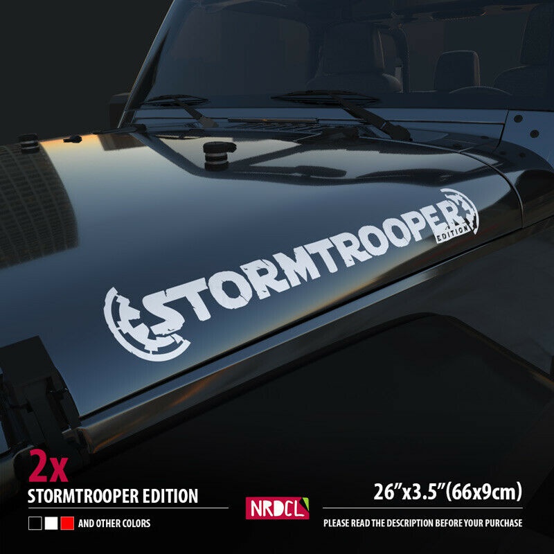 For 2x STORMTROOPER EDITION SET Dark SIDE Empire Car Vinyl Sticker ...