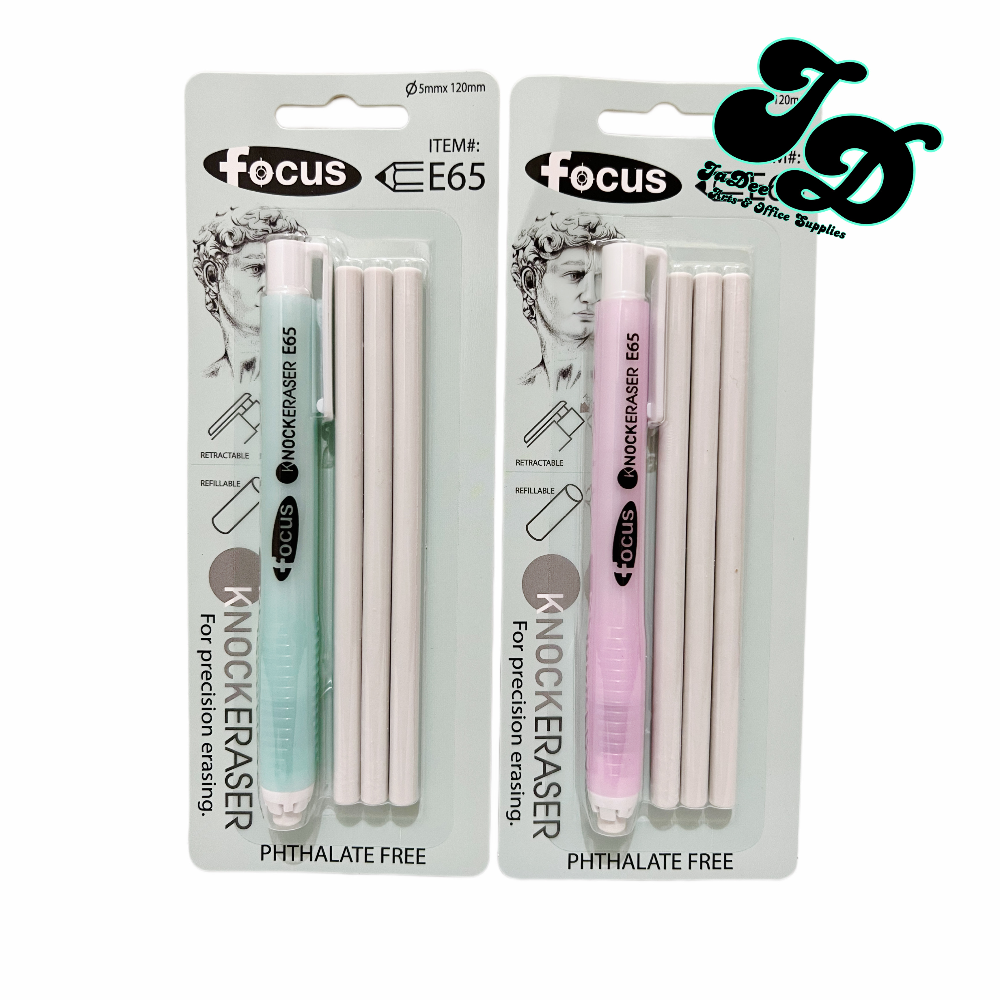 Focus Knock Eraser [Refillable] [Retractable] | Lazada PH