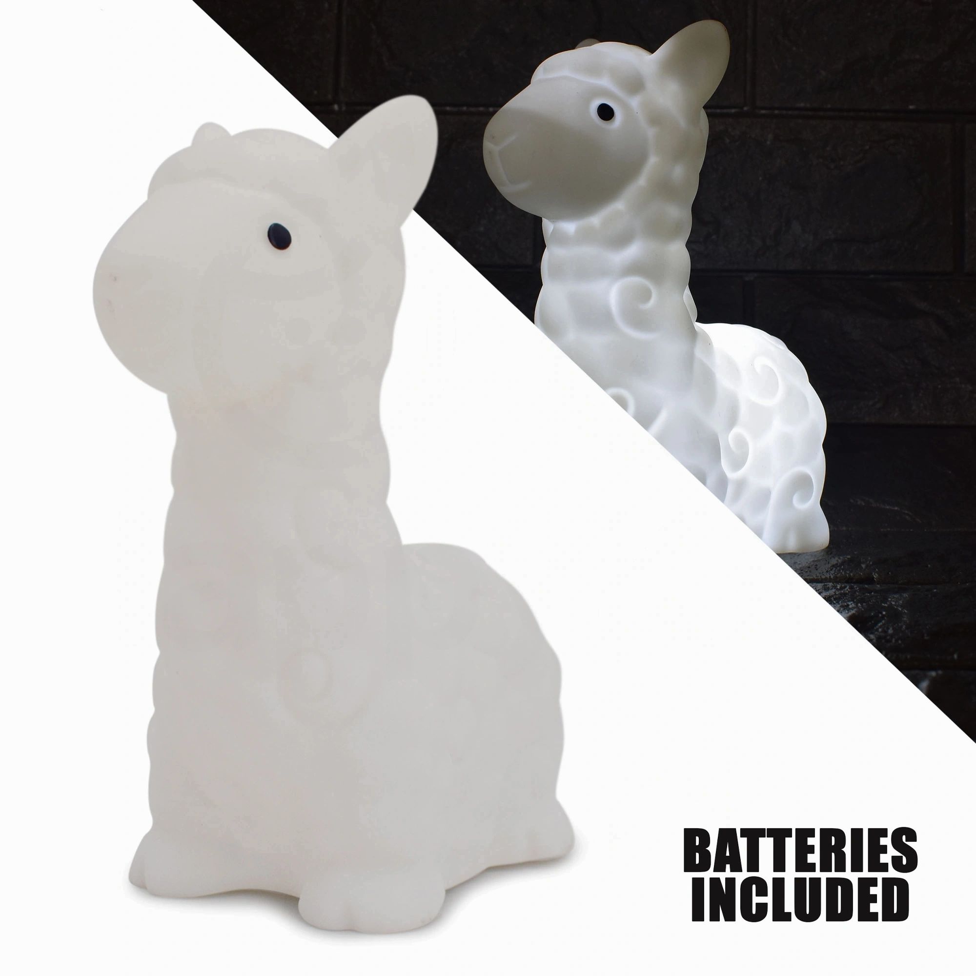 Night Light with Batteries Mini LED Sheep Ice Cream Lamp Children Baby ...