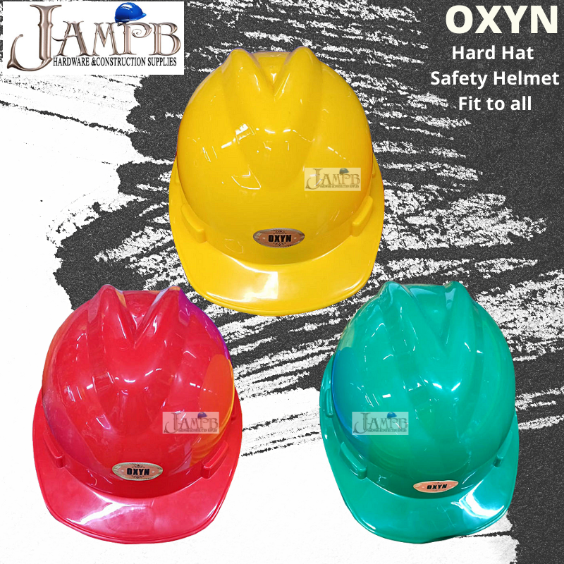Oxyn Hard Hat Safety Helmet Heavy Duty high quality recommended 1pc COD ...