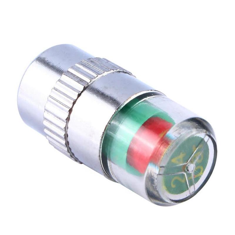 C-Pioneer Auto Tire Pressure Monitor Valve Stem Caps Eye Alert ...