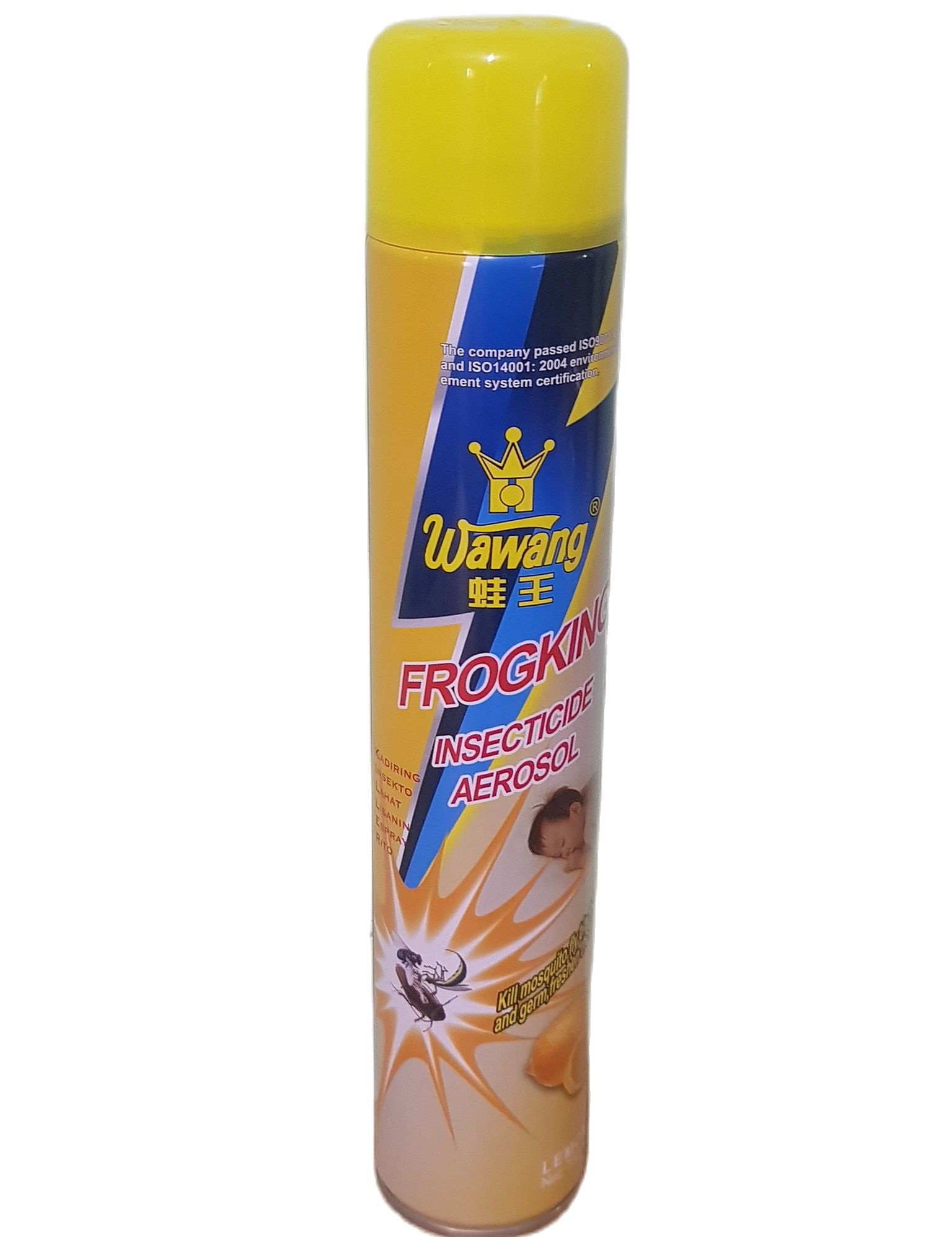 Wawang Frogking Insecticide Aerosol - Lemon Fresh (1 piece x 750 ml ...