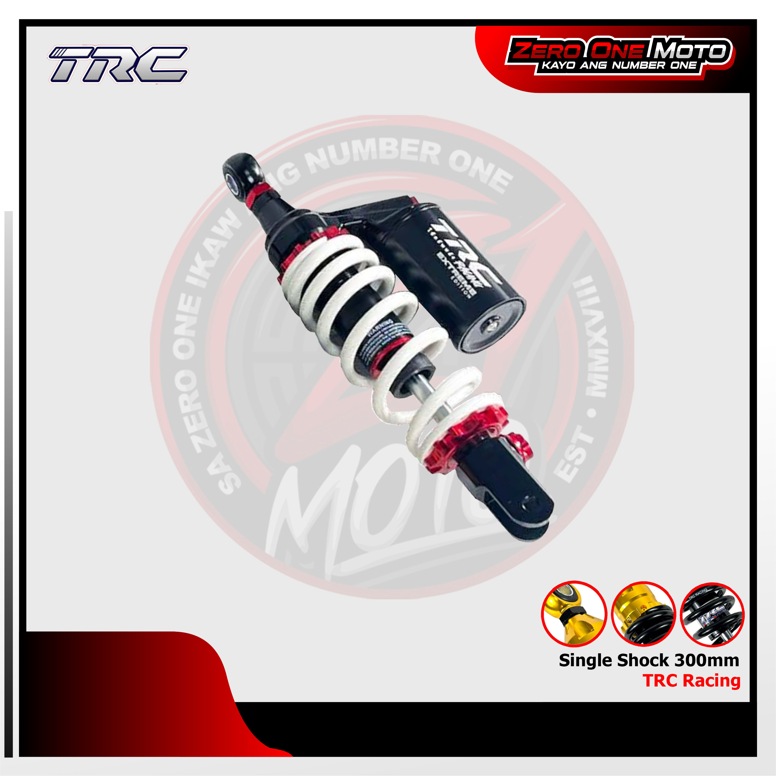 Z1 Shock Absorber 280m w/ Tank Compression for Mio Series/Honda Beat ...