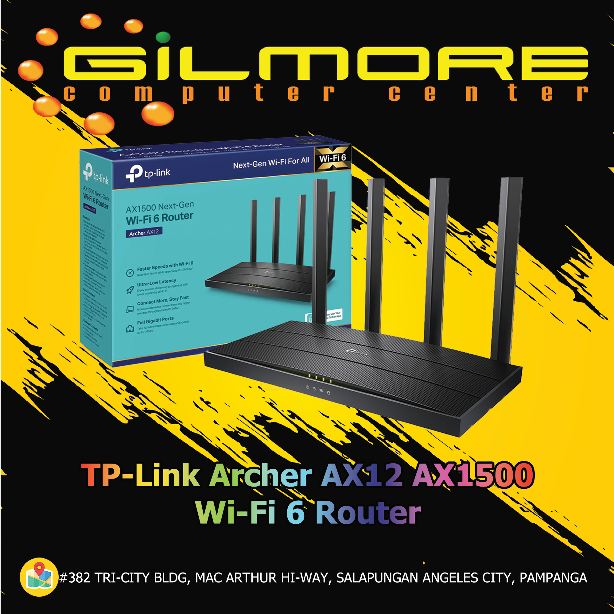 Tp Link Archer AX12 AX1500 Next-Gen Wi-Fi 6 Router | Lazada PH