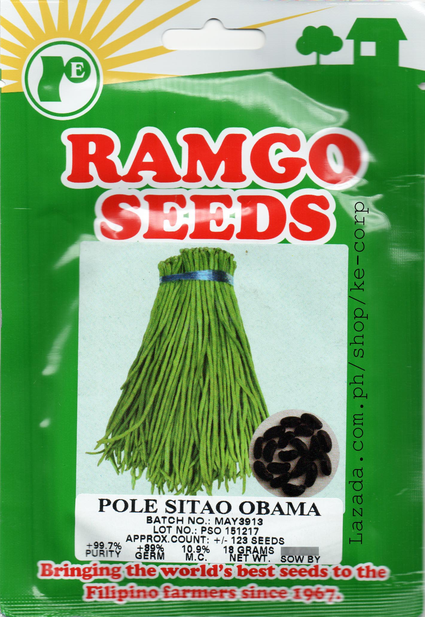 Ramgo RPD Seeds POLE SITAO (ORIGINAL PACKAGING) | Lazada PH