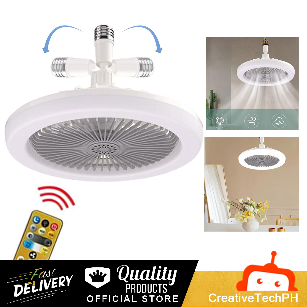 LED MULTI-FUNCTION Fan Light Ceiling Fan, E27 Ceiling Fan with LED ...