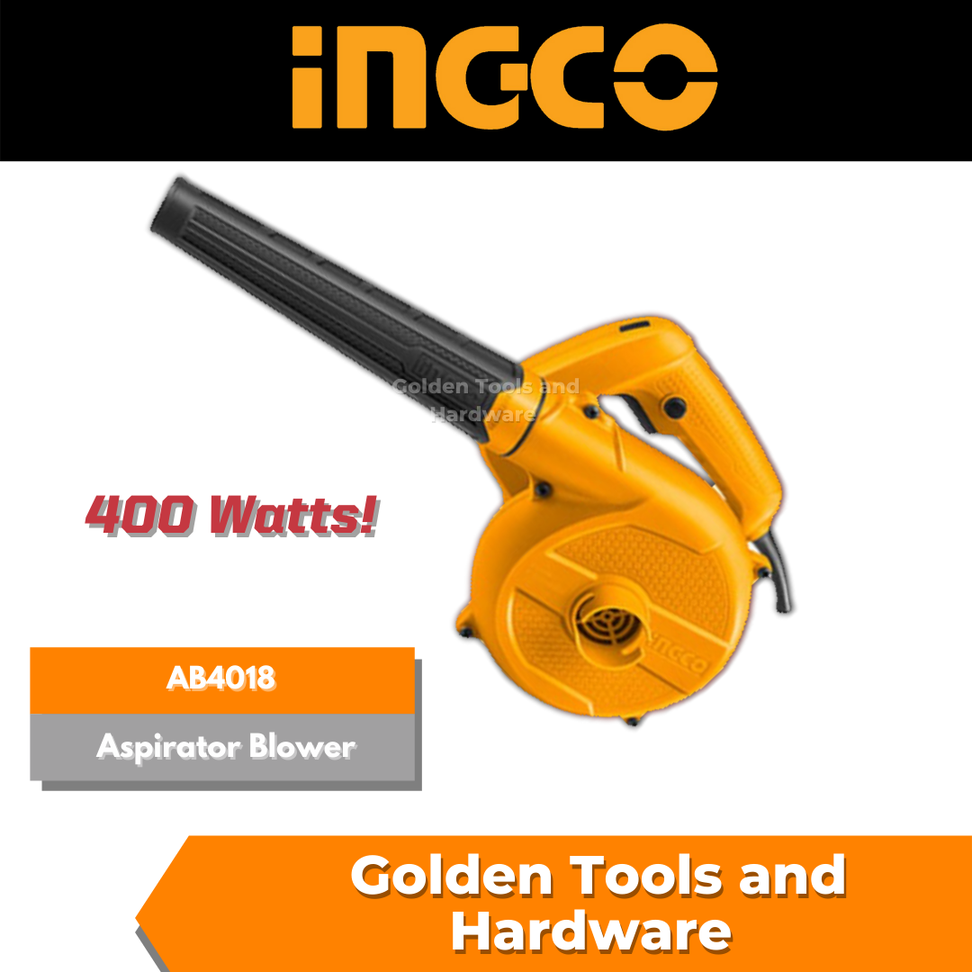 INGCO AB4018 Aspirator Blower [GOLDEN | IPT] | Lazada PH