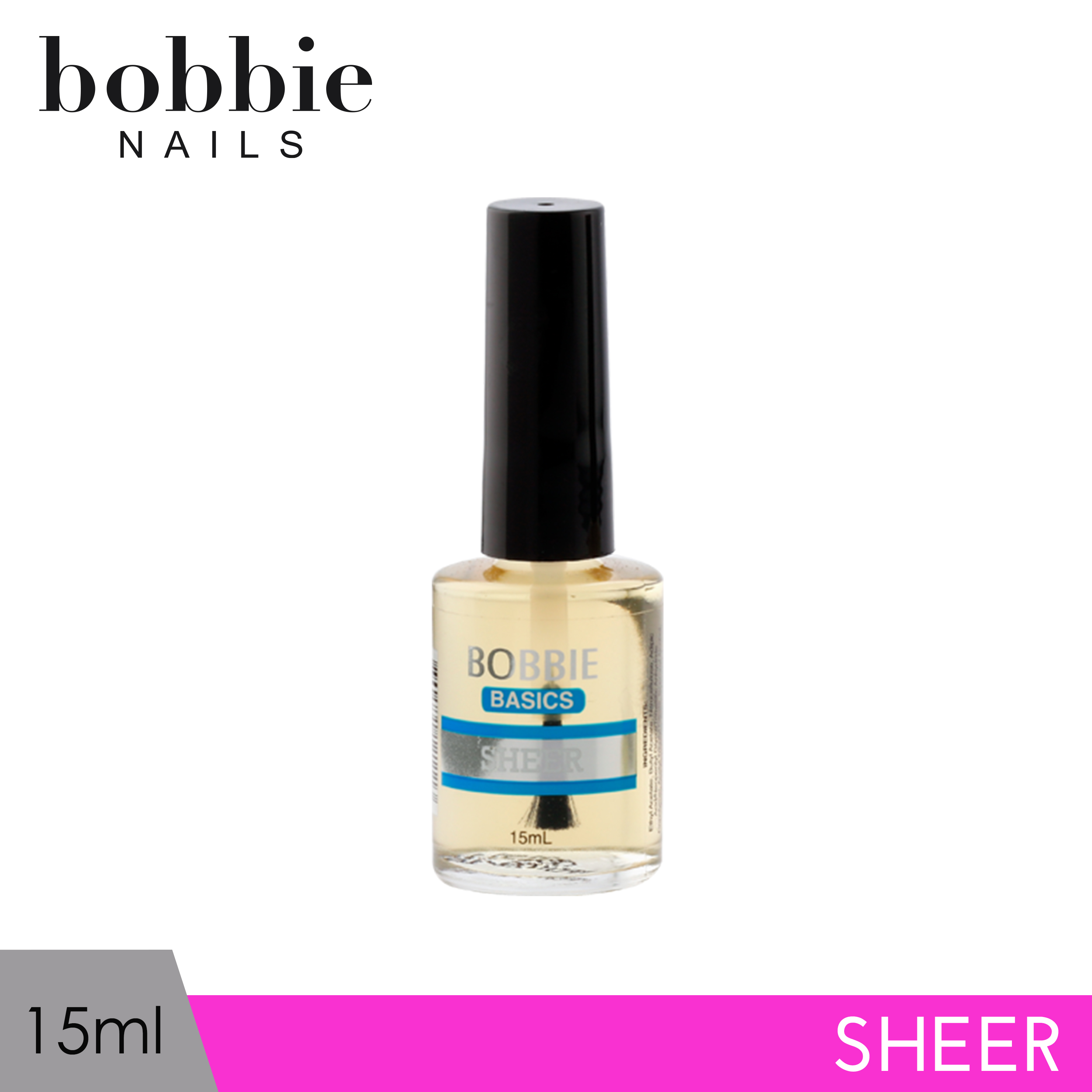 Bobbie Nails Nail Basics Sheer 15ml | Lazada PH