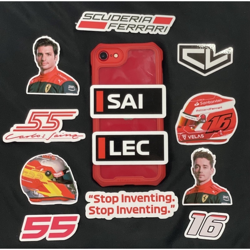 Formula One (f1) Ferrari Boys - Sainz Leclerc - Sticker Pack | Lazada PH
