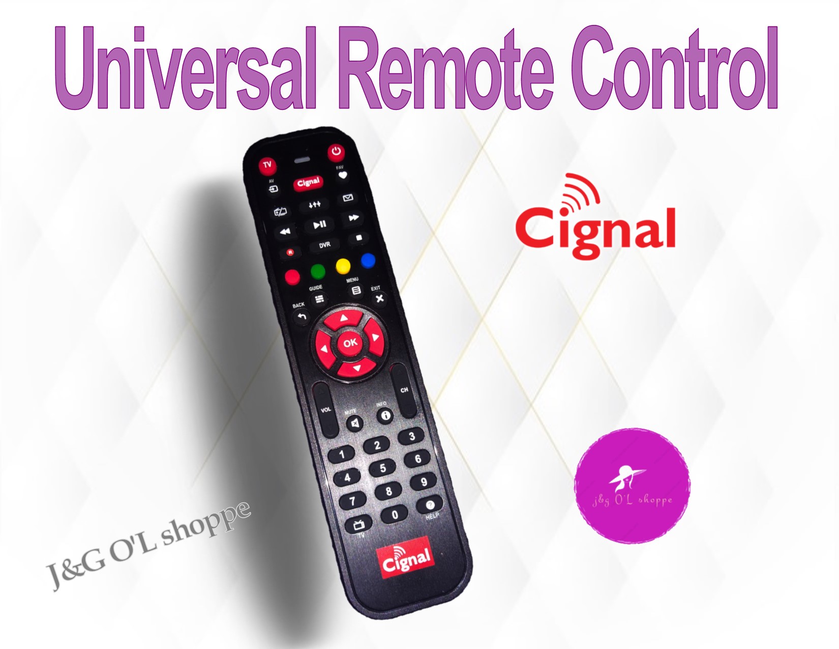 Universal Cignal Remote Control for old boxes model with free battery ...