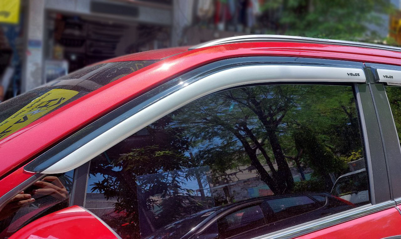 Toyota Veloz 2022 Rain Gutter Door Visor [Solid Two Tone] | Lazada PH