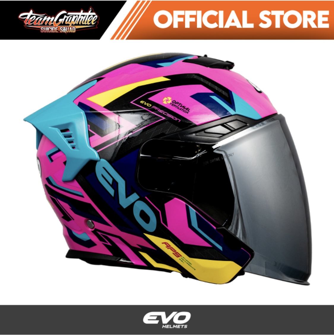 EVO RX-7 ALPHA GLOSS PINK HALF FACE DUAL VISOR WITH FREE CLEAR LENS ...