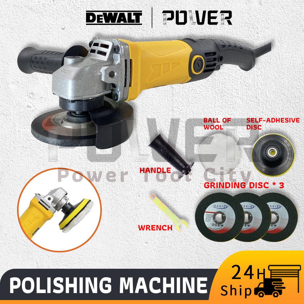 DeWALT 1000W Electric Angle Grinder / Polisher Long handle polishing ...