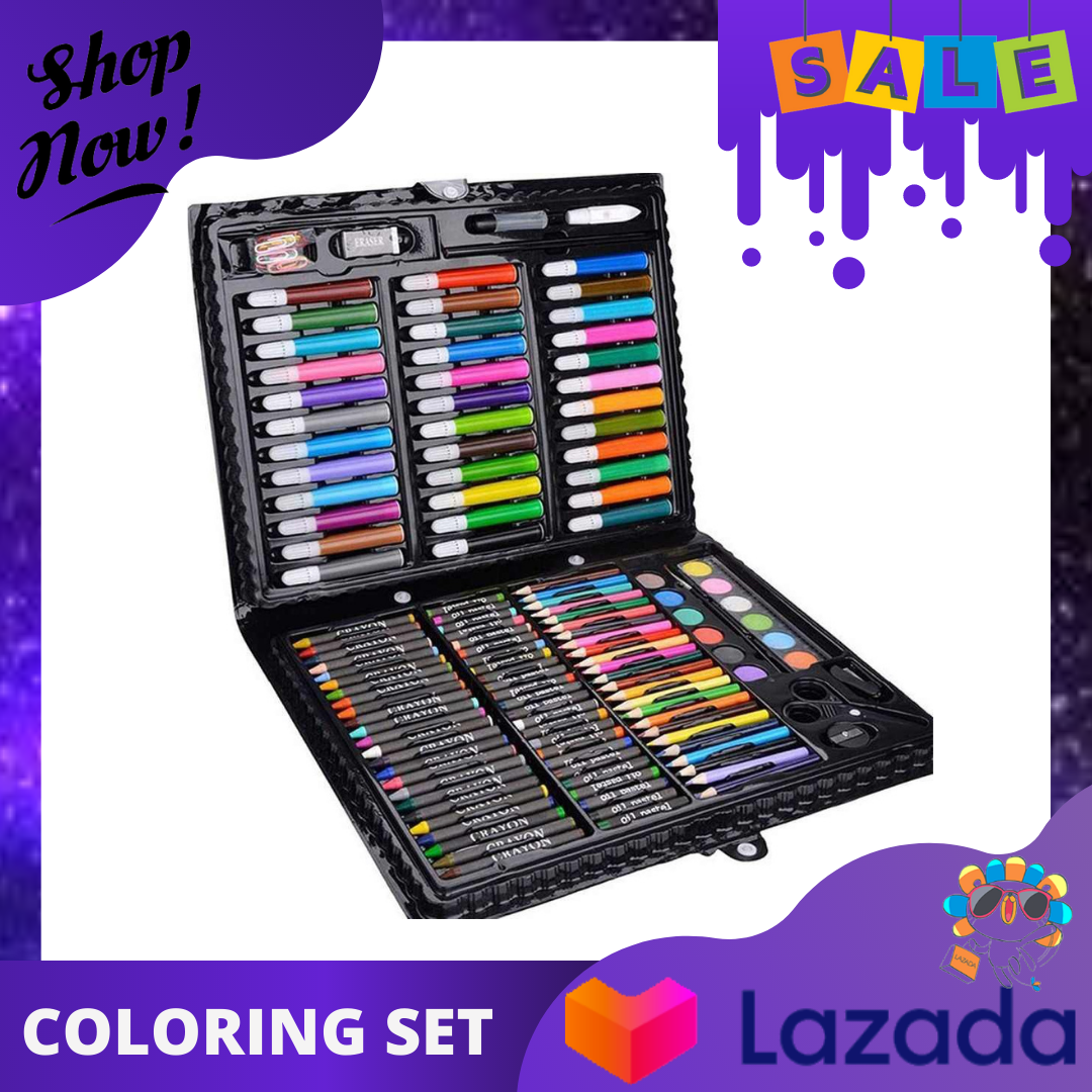 TRENDING FOR KIDS 68pcs Kids Super Mega Art Coloring Set, back to ...