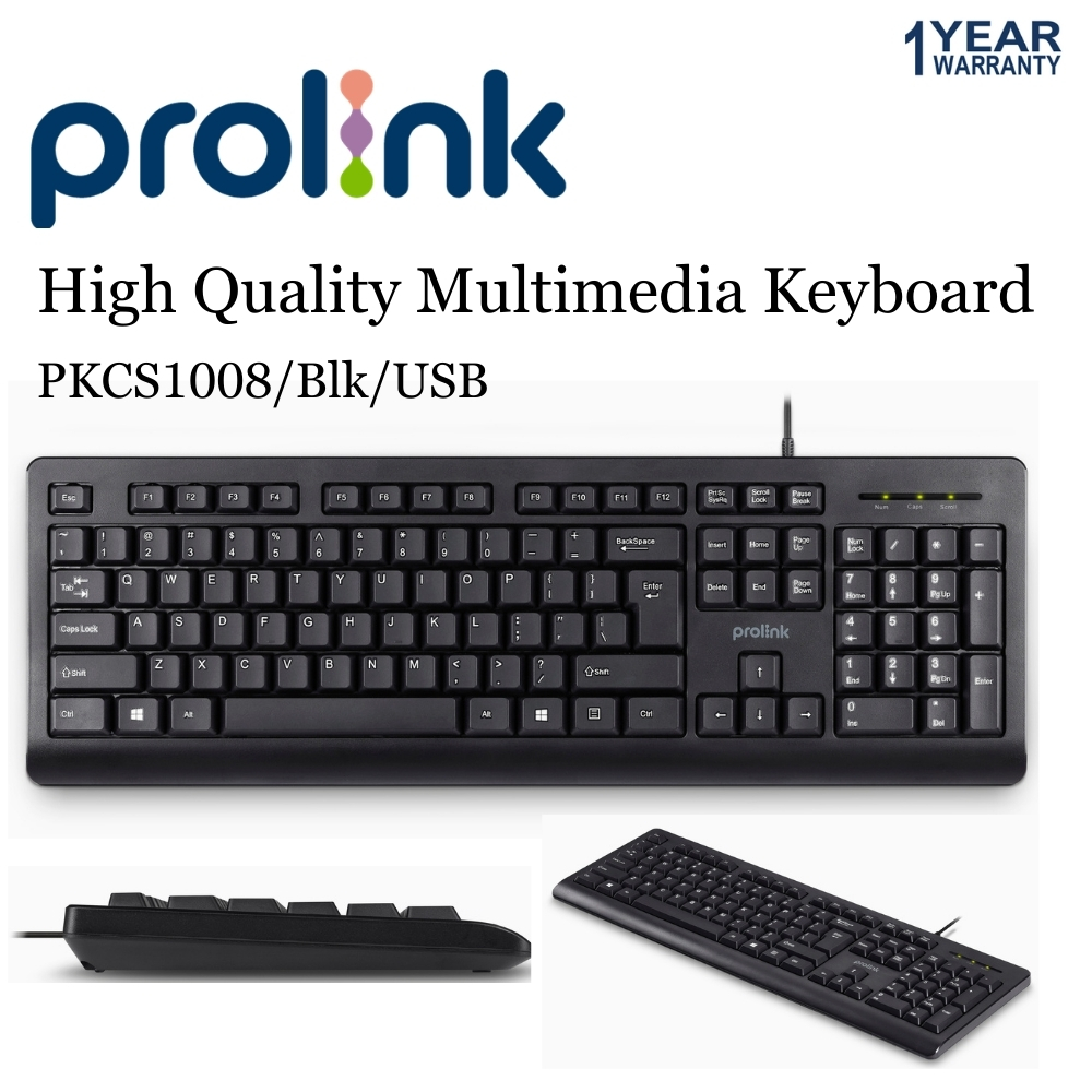PROLINK Classic Wired Keyboard | Lazada PH