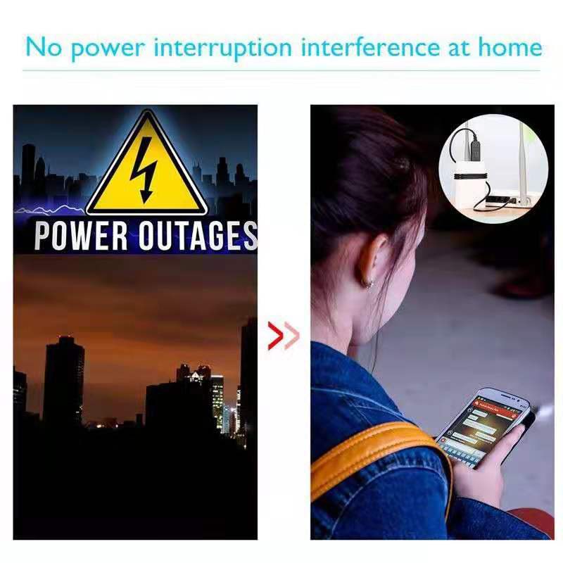 durable DC 5V to 12V 1A 2A-3A WIFI Router to Powerbank USB Cable Step ...