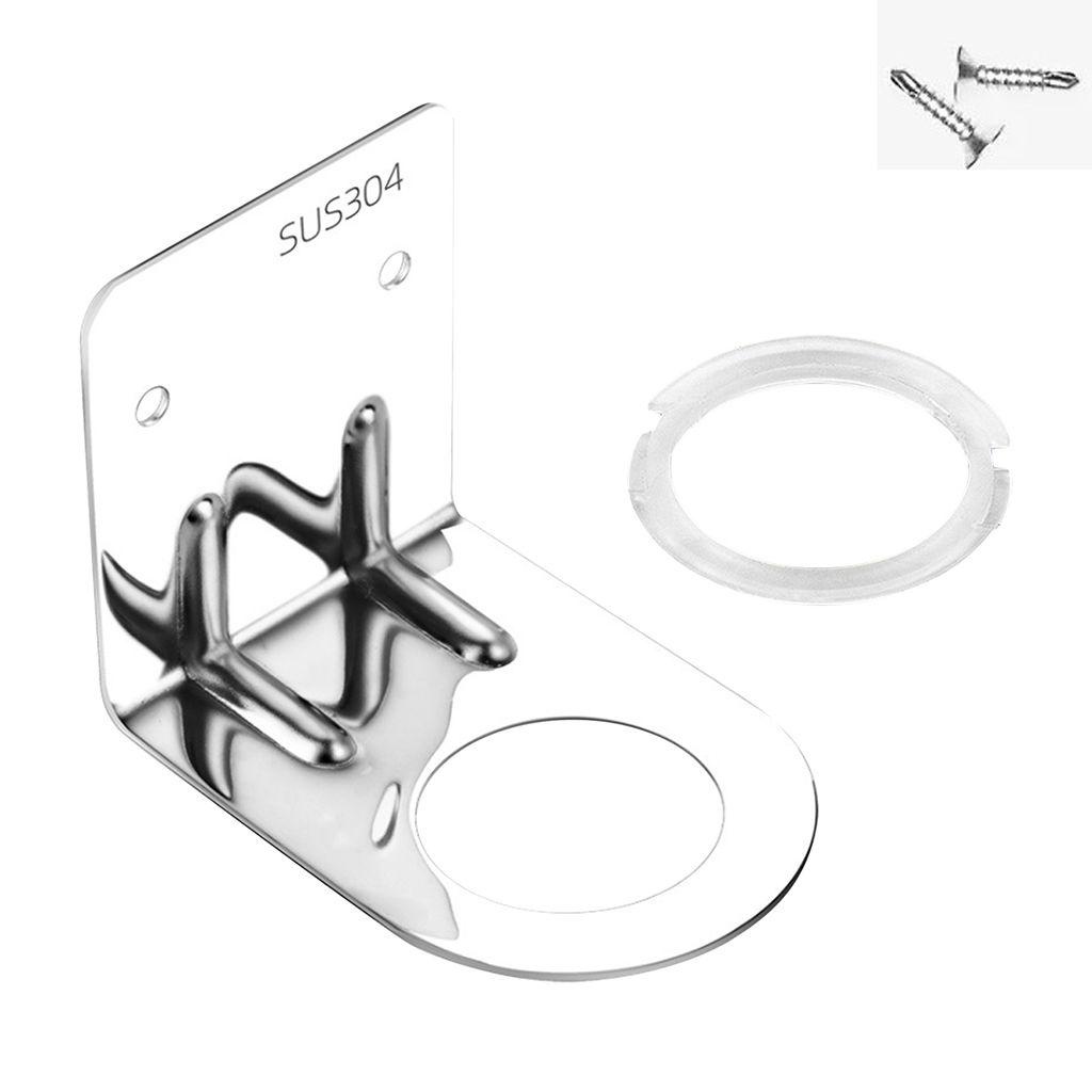 Wall Mounted Shower Gel Bottle Holder Shampoo Organizer Hand Sanitizer ...