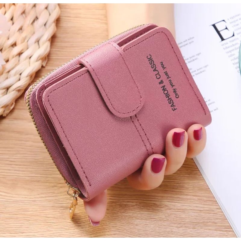 YQY Korean short Korean small wallet Lady zipper lovely wallet | Lazada PH