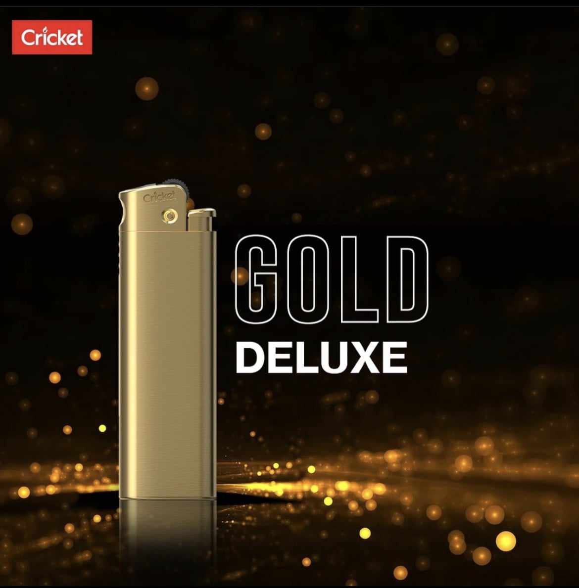 CRICKET Deluxe Steel Lighter GOLD | Lazada PH