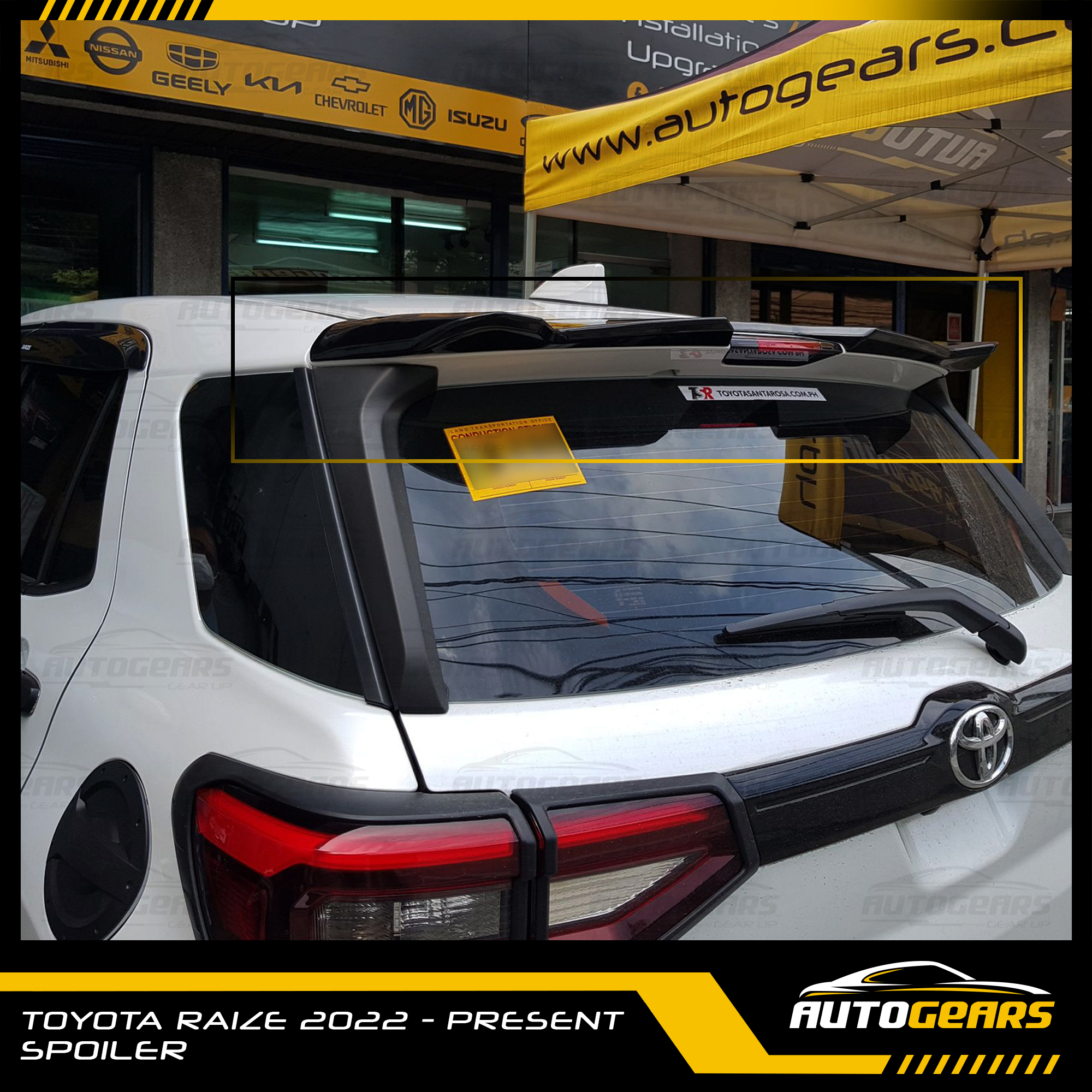 Toyota Raize (2022 - 2024) Spoiler | Lazada PH