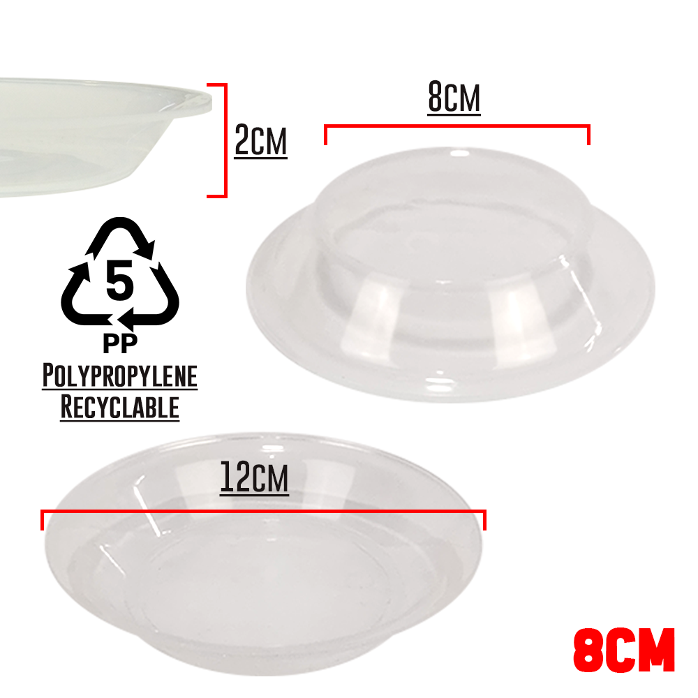 3sizes Clear Catch Plate for pots, Water catcher for pots indoor plants ...