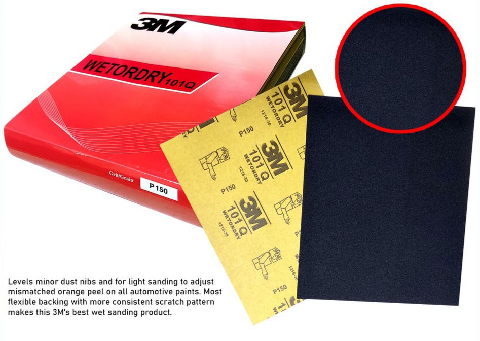 Authentic 3M abrasive sanding paper Liha #60 #80 #100 #120 #150 #180 ...