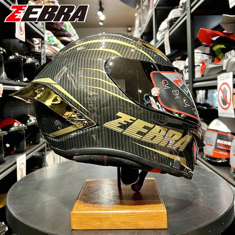 795 #1 Casco Zebra Full Face Single Visor Motorcycle Helmet | Lazada PH
