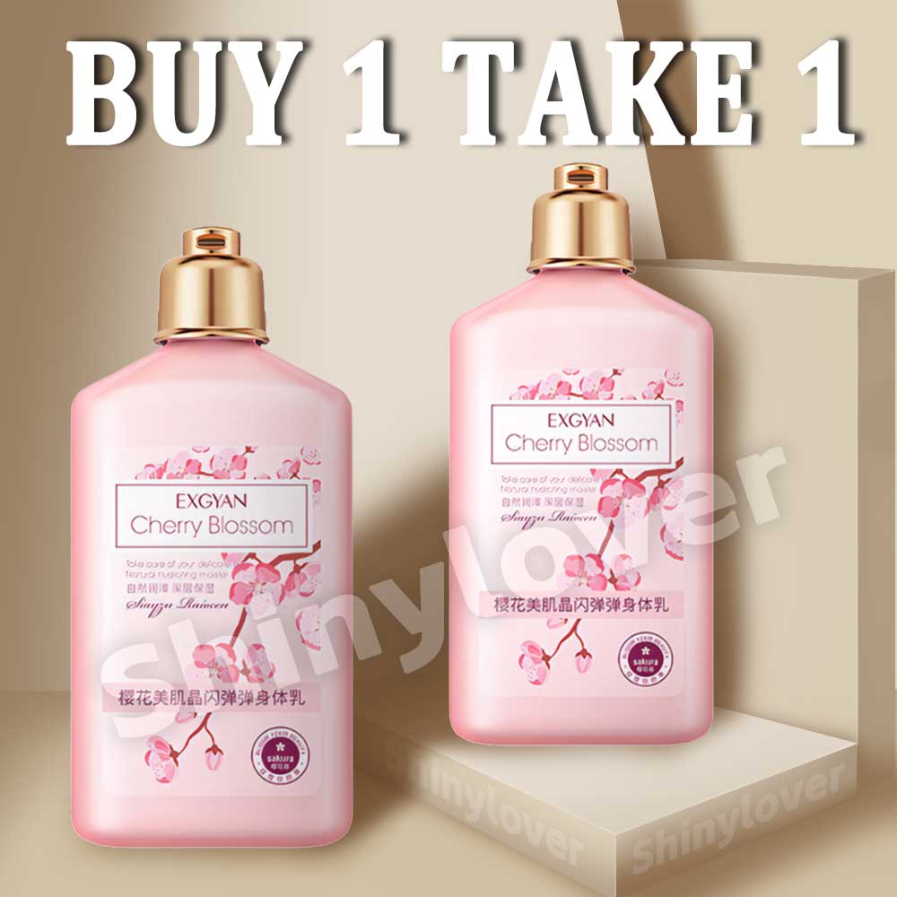 【BUY 1 TAKE 1】Japan Original Sakura Body Lotion Deep Moisturizing Permanent Whitening Cherry ...