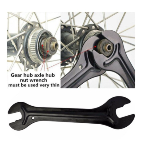 13/14/15/16mm Carbon Steel Axle Bicycle Cycling Hex Head Open End ...