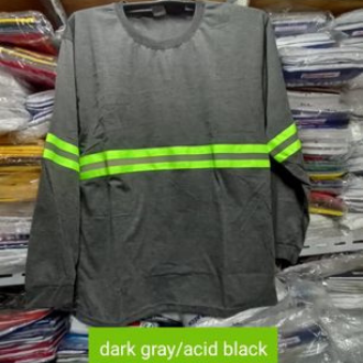 Reflectorized Long sleeve cotton assorted color for construction ...