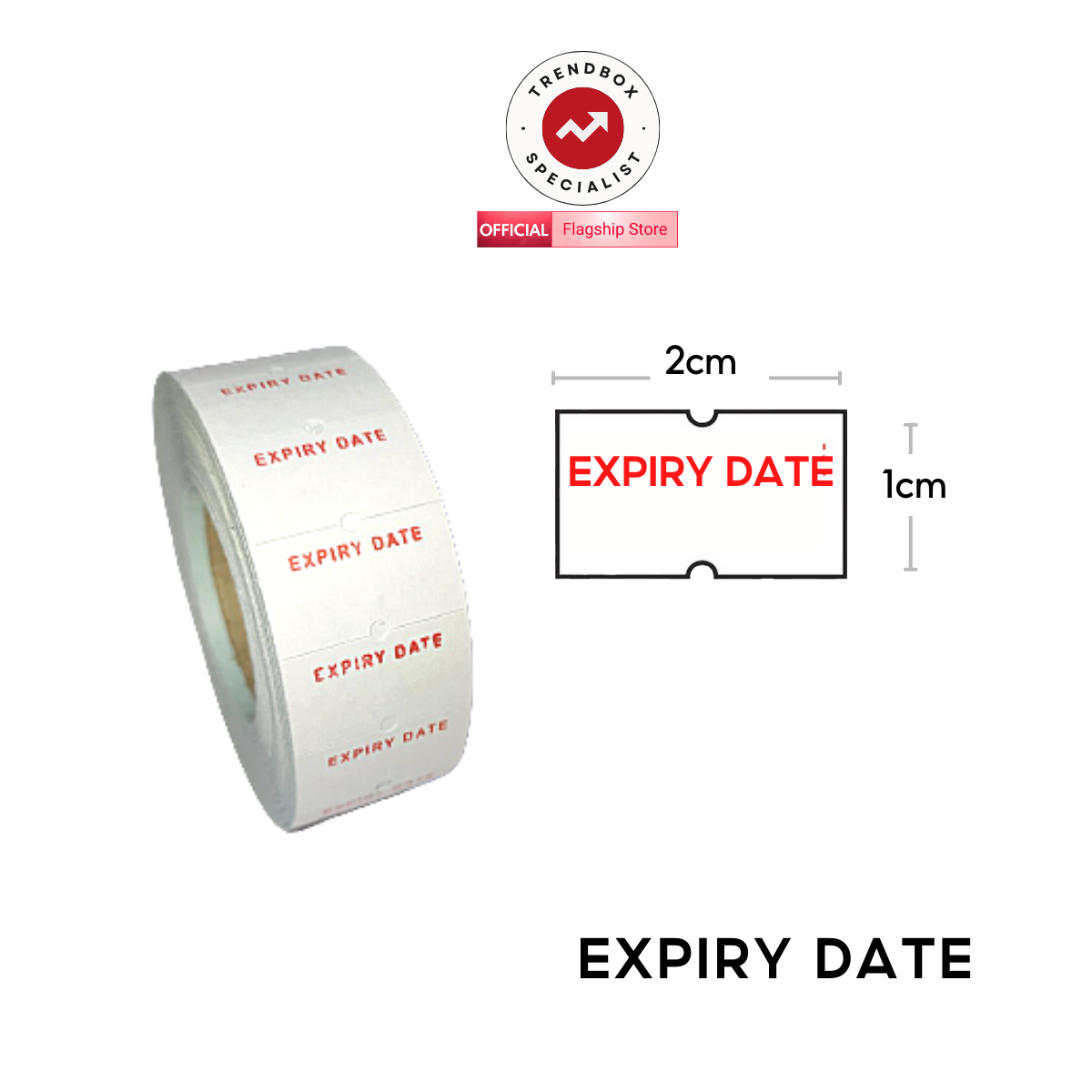 Trendbox Date Tag Sticker Label Best Before Expiry Date 1000pcs | Lazada PH