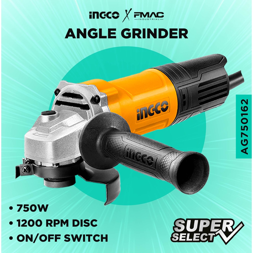 INGCO SUPER SELECT Buy One Angle Grinder 750W FMAC⭐⭐⭐⭐⭐ | Lazada PH