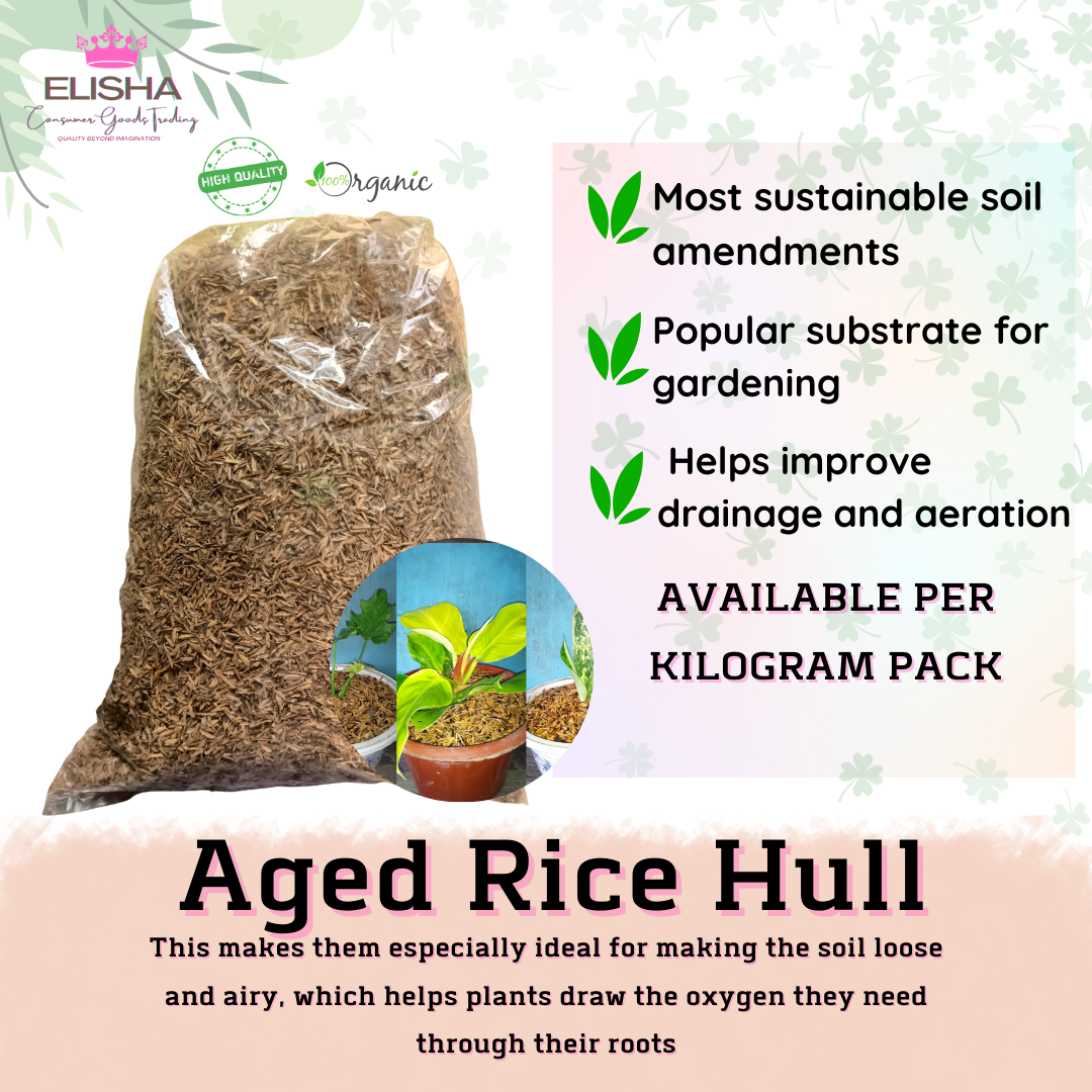 Aged Rice Hull 1 Kilogram Pure And Organic Composted Good For Plants ...