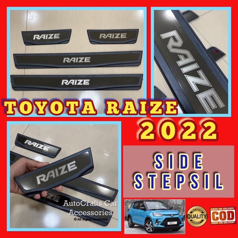 TOYOTA RAIZE 2022 SIDE STEPSIL (DOOR SILL) | Lazada PH