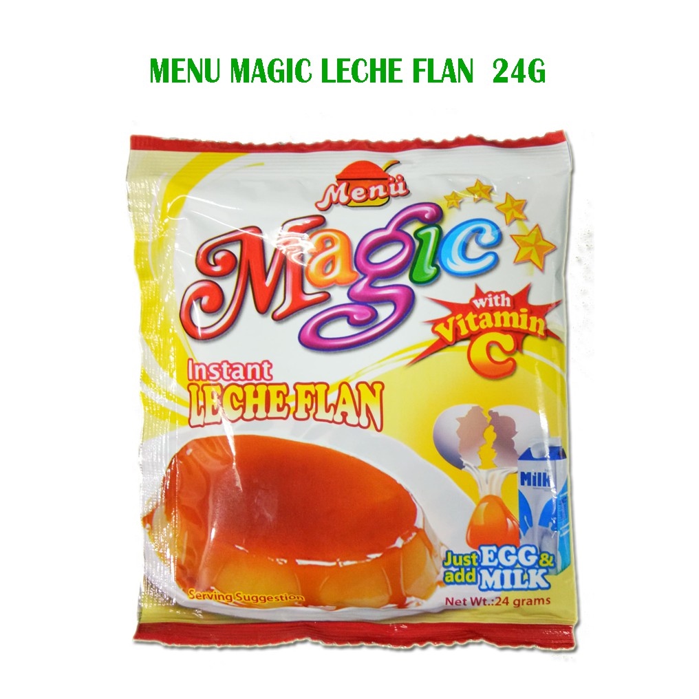 Menu Magic Leche Flan 24g x 10pcs | Lazada PH
