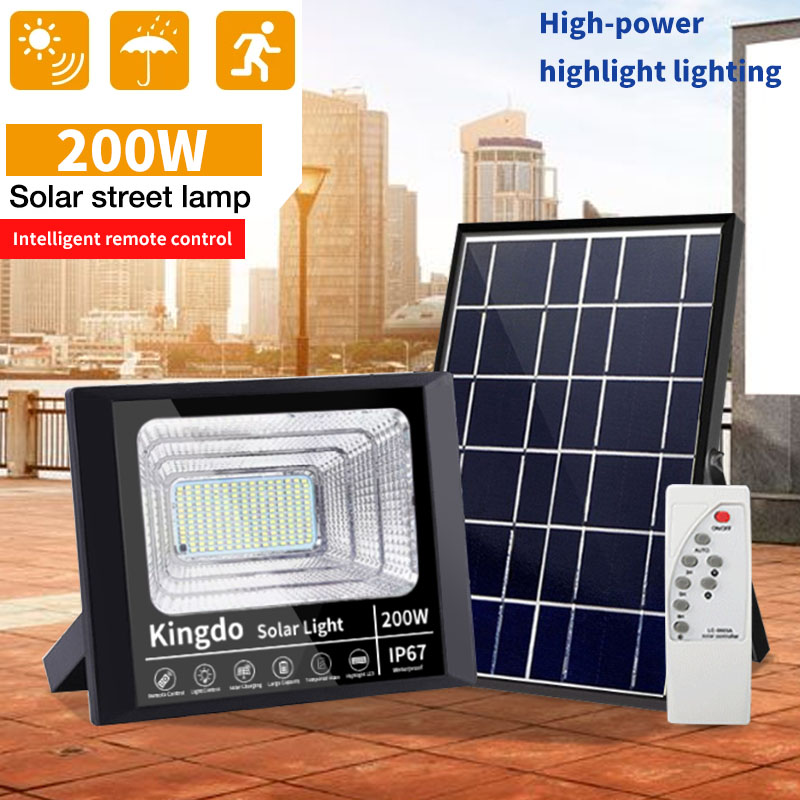 Original 200W Solar Lights Outdoor Solar LED Lights Solar Flood Light ...