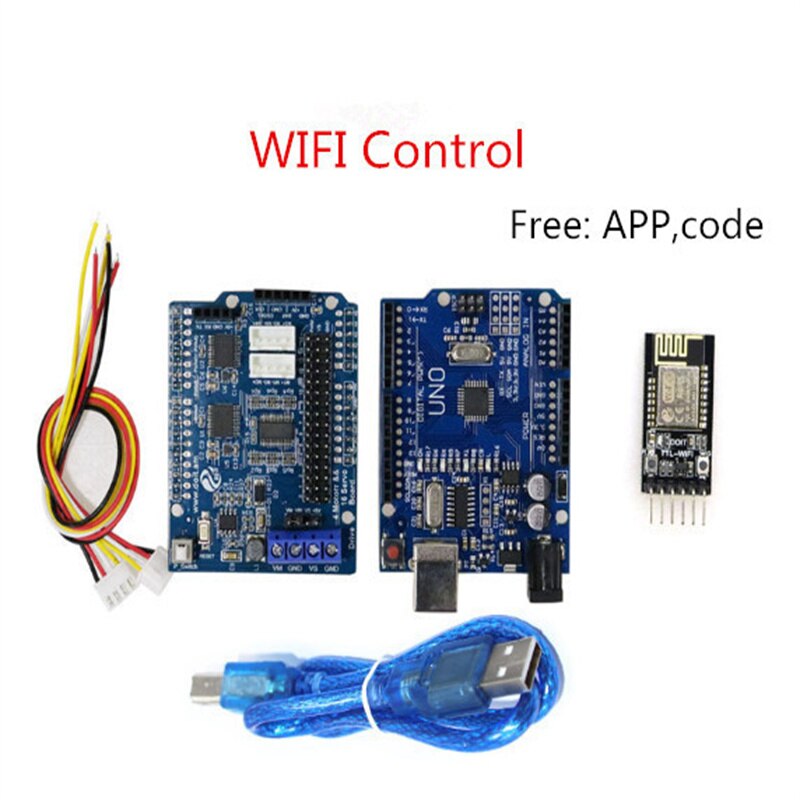 Wifi/Bluetooth/Handle Control Kit 16-Channel Servo & 4-Channel Motor ...
