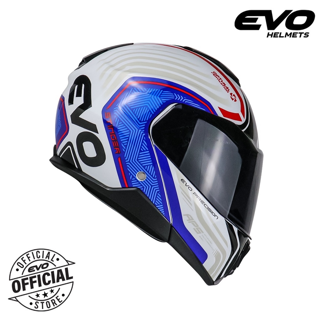 EVO VXR-4000 Stinger Modular Dual Visor Helmet With Free Clear Lens ...
