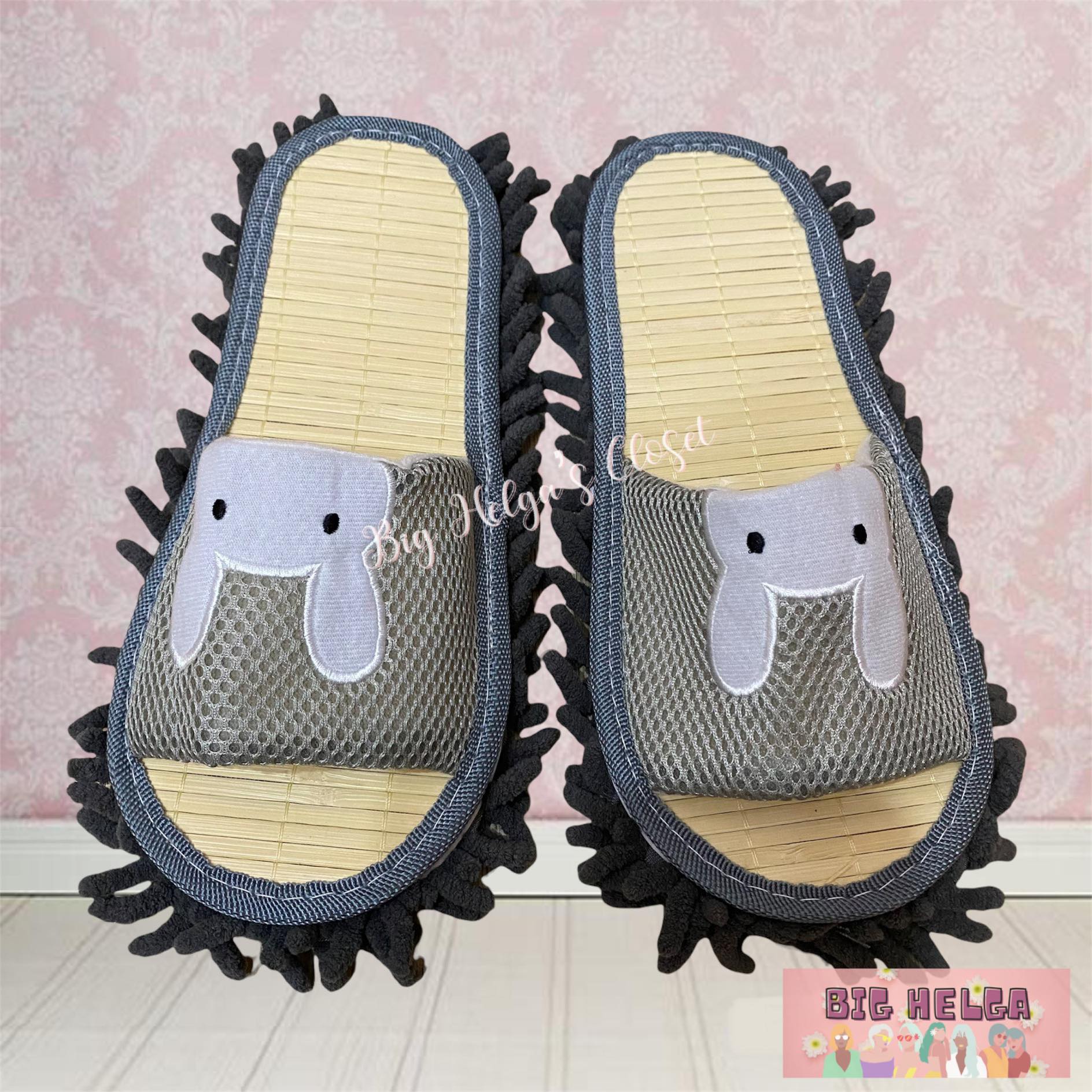 Indoor Slippers Bedroom Slippers Animal Mop Slippers Cleaning Slippers ...