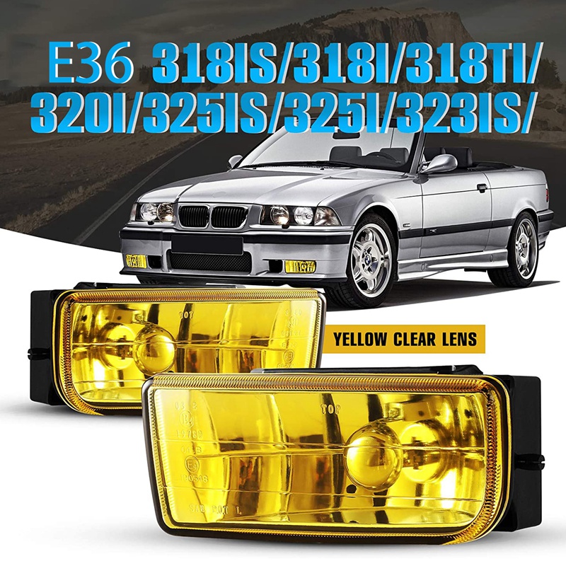 E36 Fog Lights for -BMW M3 (E36) 3 Series 1992-1999 Fog Lamps ...