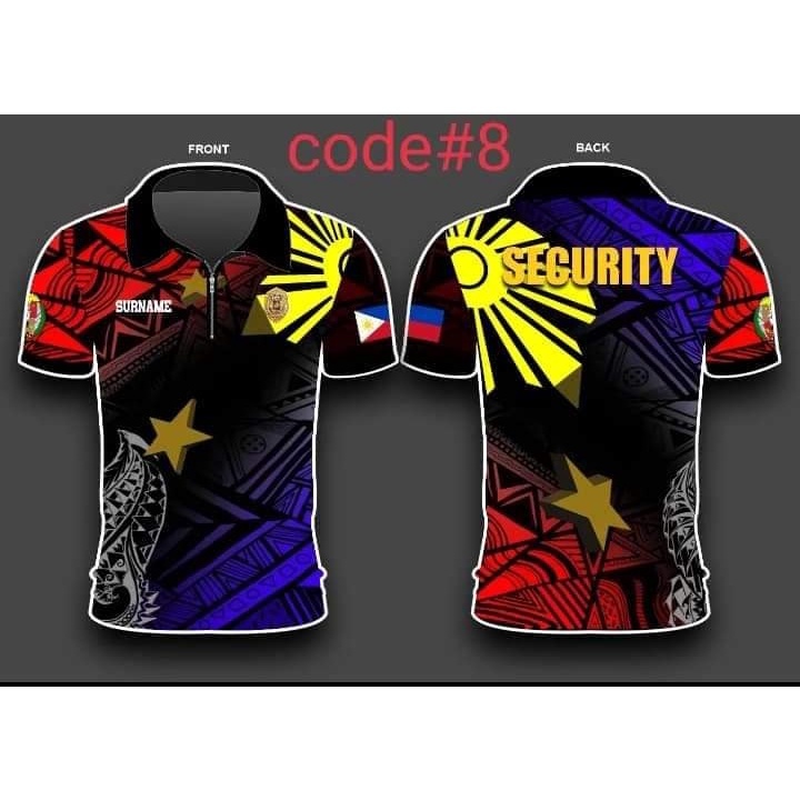 SECURITY OFFICER GUARD Shirt High Quality Full Sublimation SECURITY ...