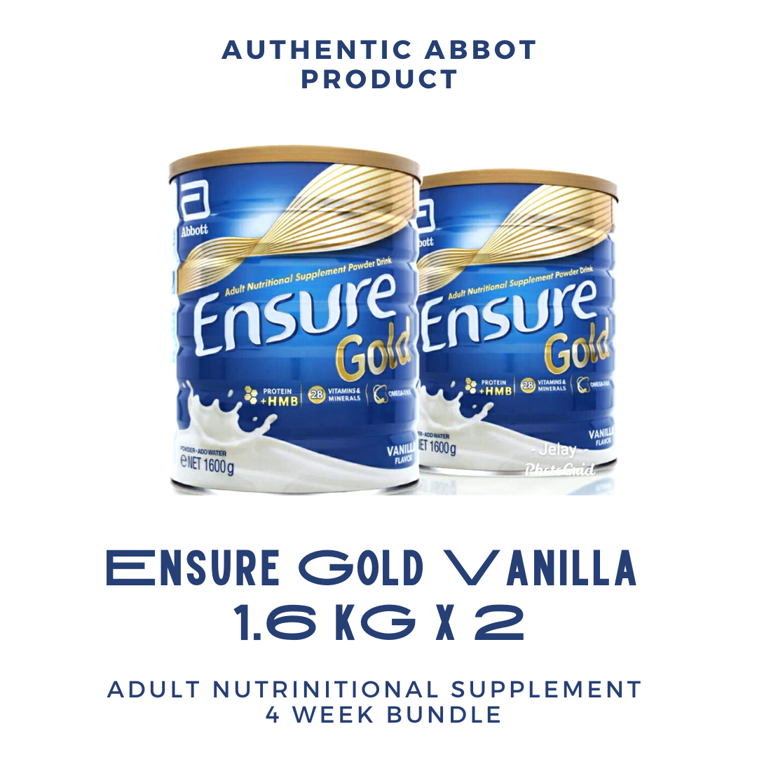 Ensure Gold Vanilla 1.6 kg (SUPER SALE) ( Bundle of 2) Adult and Senior ...