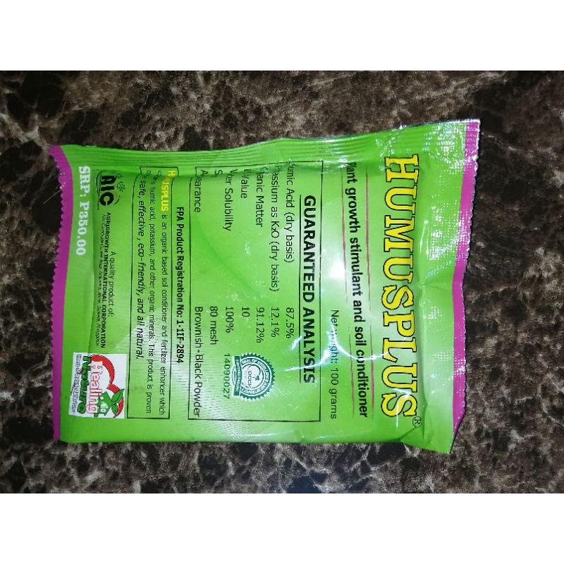 HUMUS PLUS Humic Acid Plant Growth Stimulant and Soil Conditioner ...