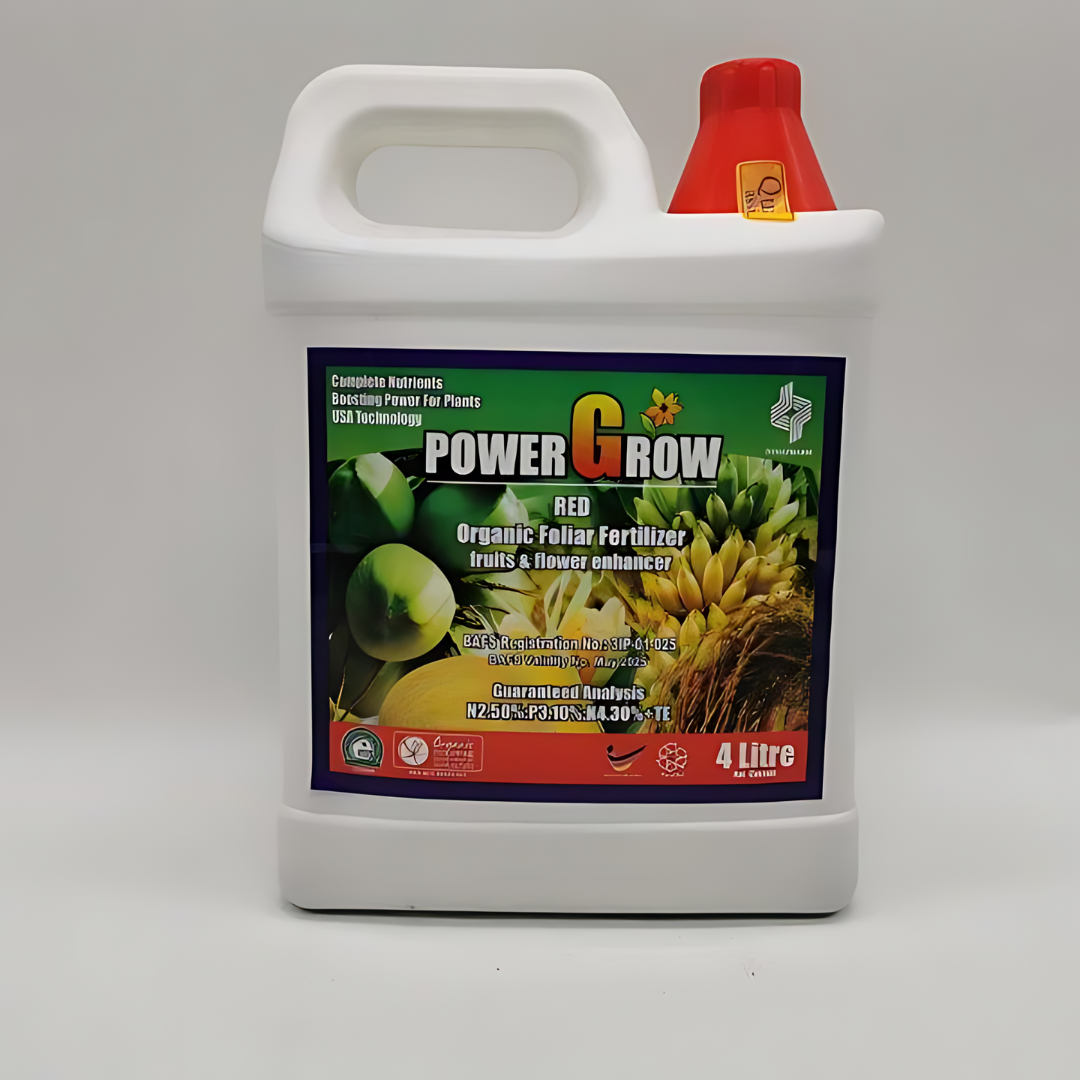 DYNAPHARM POWER GROW ORGANIC FOLIAR COMPLETE FERTILIZER RED AND GREEN ...